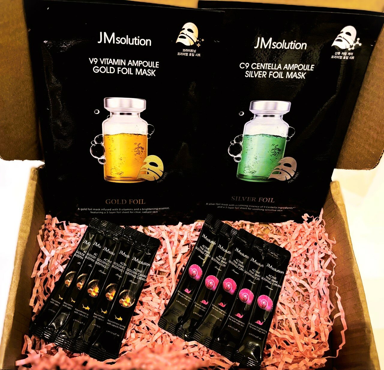 Маски от JMsolution увлажнение, питание, восстановление 14 шт