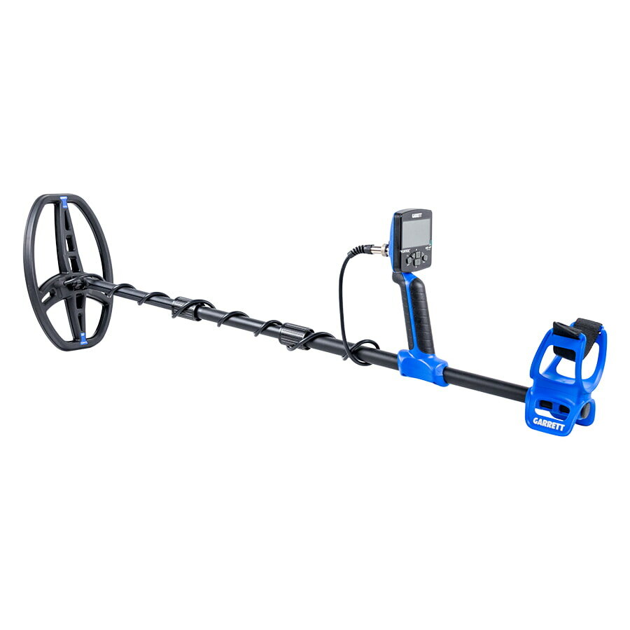 Металлоискатель Garrett "Vortex", синий, грунтовый, частота обнаружения 25