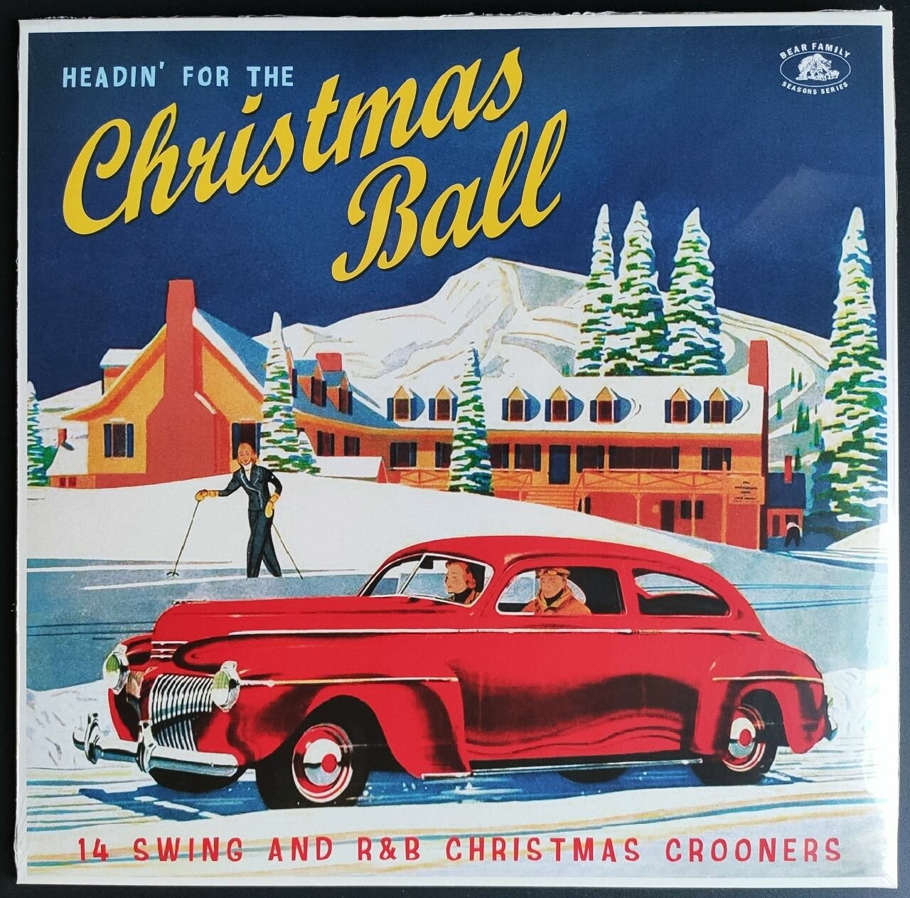 Рождественский сборник "Headin For The Christmas Ball" (LP, 2020, Bear Family) red