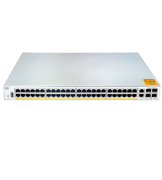 Коммутатор CISCO C1200-48P-4G 48x 10/100/1000 PoE+ with 375W power budget, 4x GE SFP, Rack-mountable — фото 1