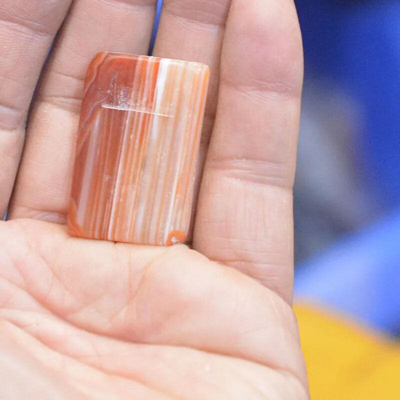 Натуральный черный полосатый агат 20x60 мм, овальные бусины в форме риса, рассыпные, для 1