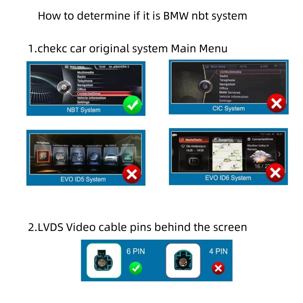 Беспроводной интерфейсный блок CarPlay и Android Auto для систем BMW NBT серий 1, 2, 3, 4, 5, 7, X1, X3, X4, X5, F20, F21, F30, F31, F10, F48, F25, F15