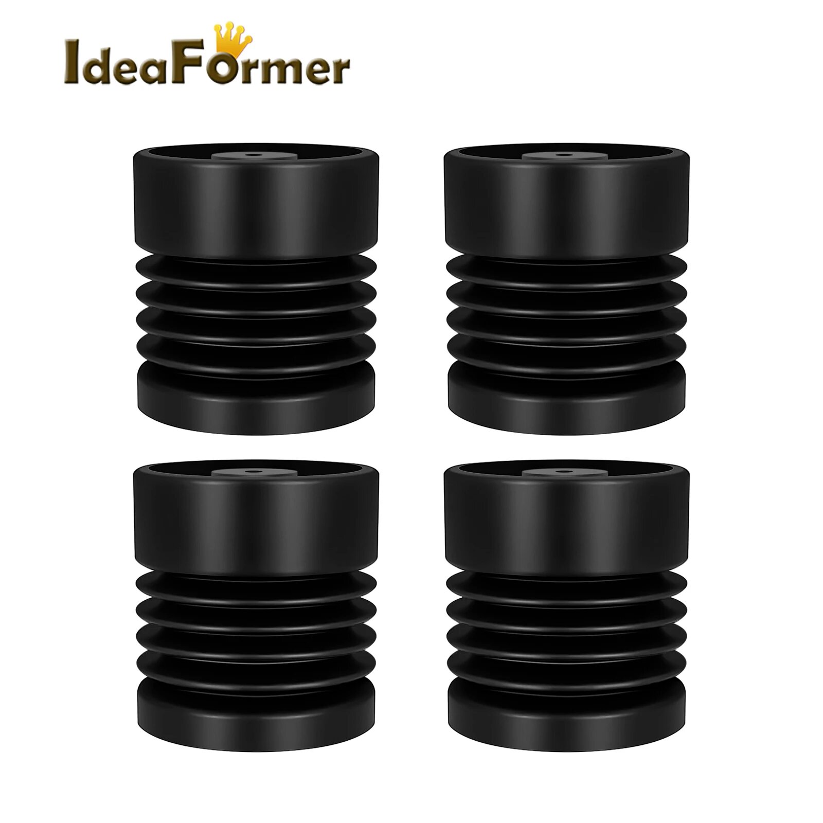 Стопы для 3D-принтера IdeaFormer, черные, 4 шт.