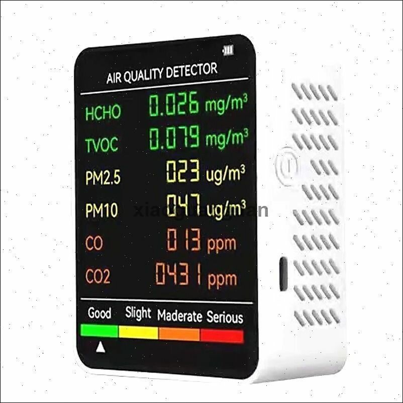 Датчик CO2 температуры и влажности с экраном для контроля качества воздуха в помещении