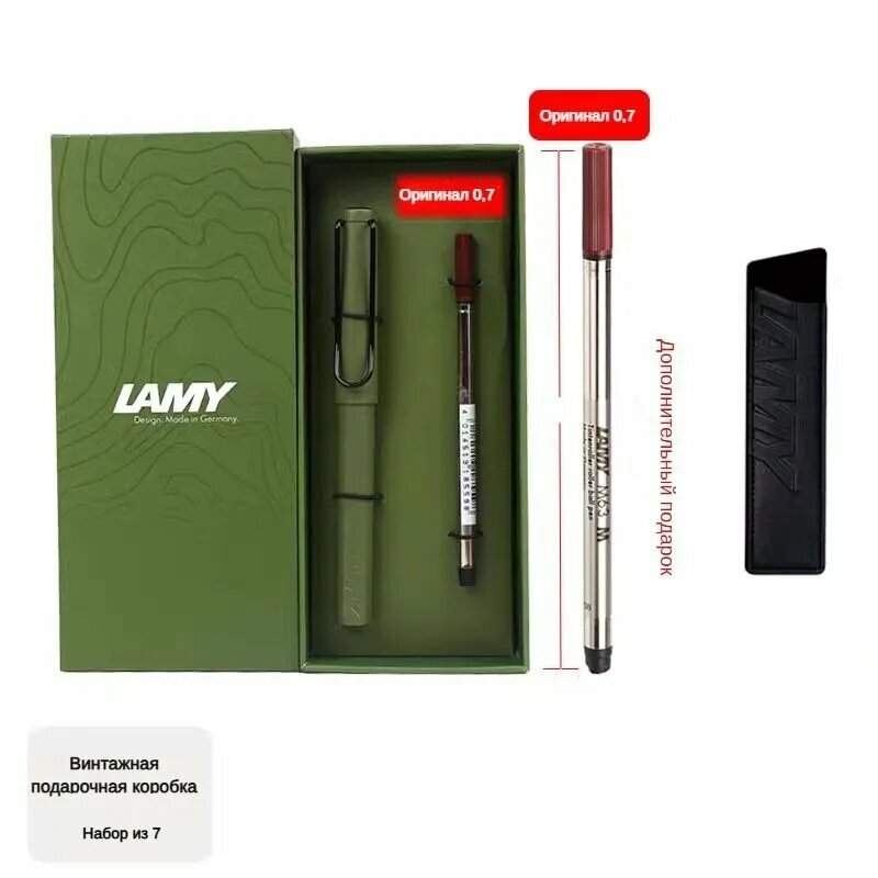 Ручка Роллер, толщина линии: 0.66 мм, 1 шт.