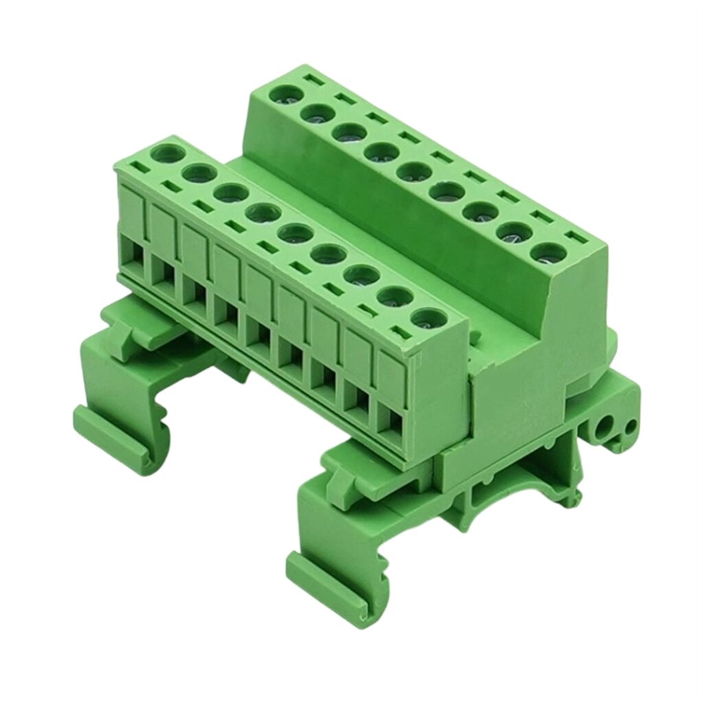 Блок надежных соединительных клемм с помощью винтов из стали С цинковым покрытием, Сила тока 10 Ампер