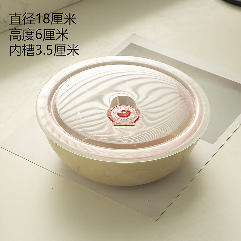 Интернет-знаменитость, стиль Ins, красивый, с молоком, одноразовая, уменьшающая жир, трехсекционная керамическая тарелка для похудения с крышкой, глубокая
