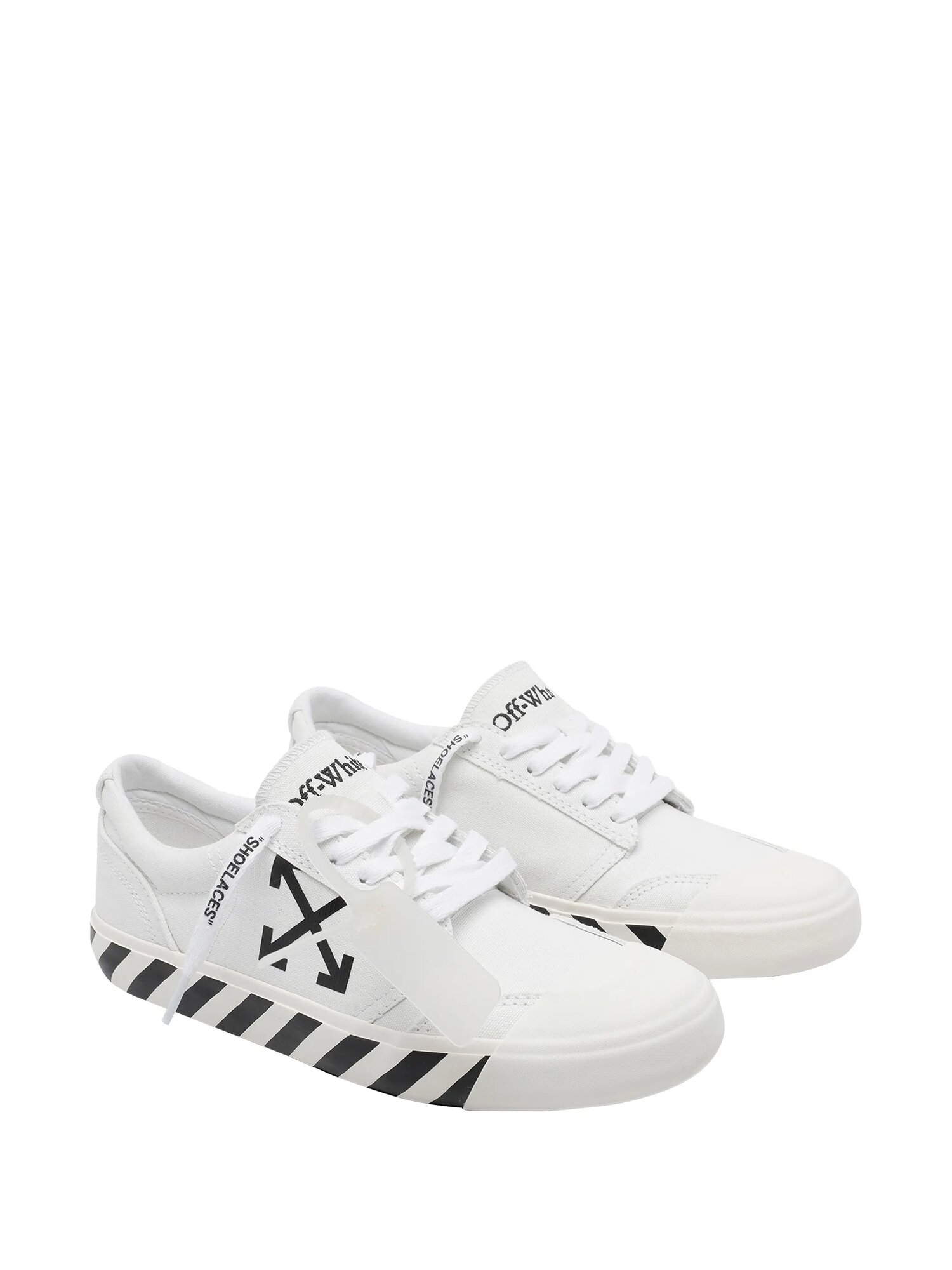 Кроссовки Off-White Vulcanized, размер 42, бежевый/белый — фото 1