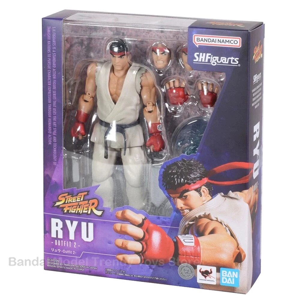 Фигурка BANDAI S.H.Figuarts Street Fighter Ryu Outfit 2, цвет Street Fighter Ryu