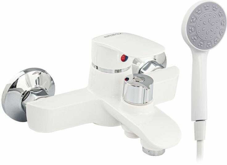 Смеситель для ванны BRIMIX ART5579 АБС пластик Белый