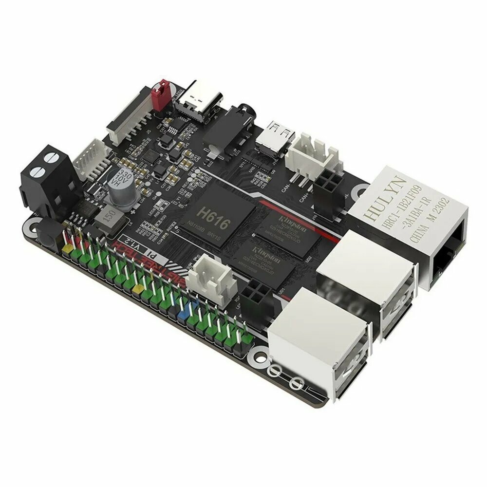 Плата PI V1.2 Quad Core -A53 2.4G WiFi 40Pin GPIO VS для Raspberry PI3B и 3D-принтера Klipper (сделай сам).