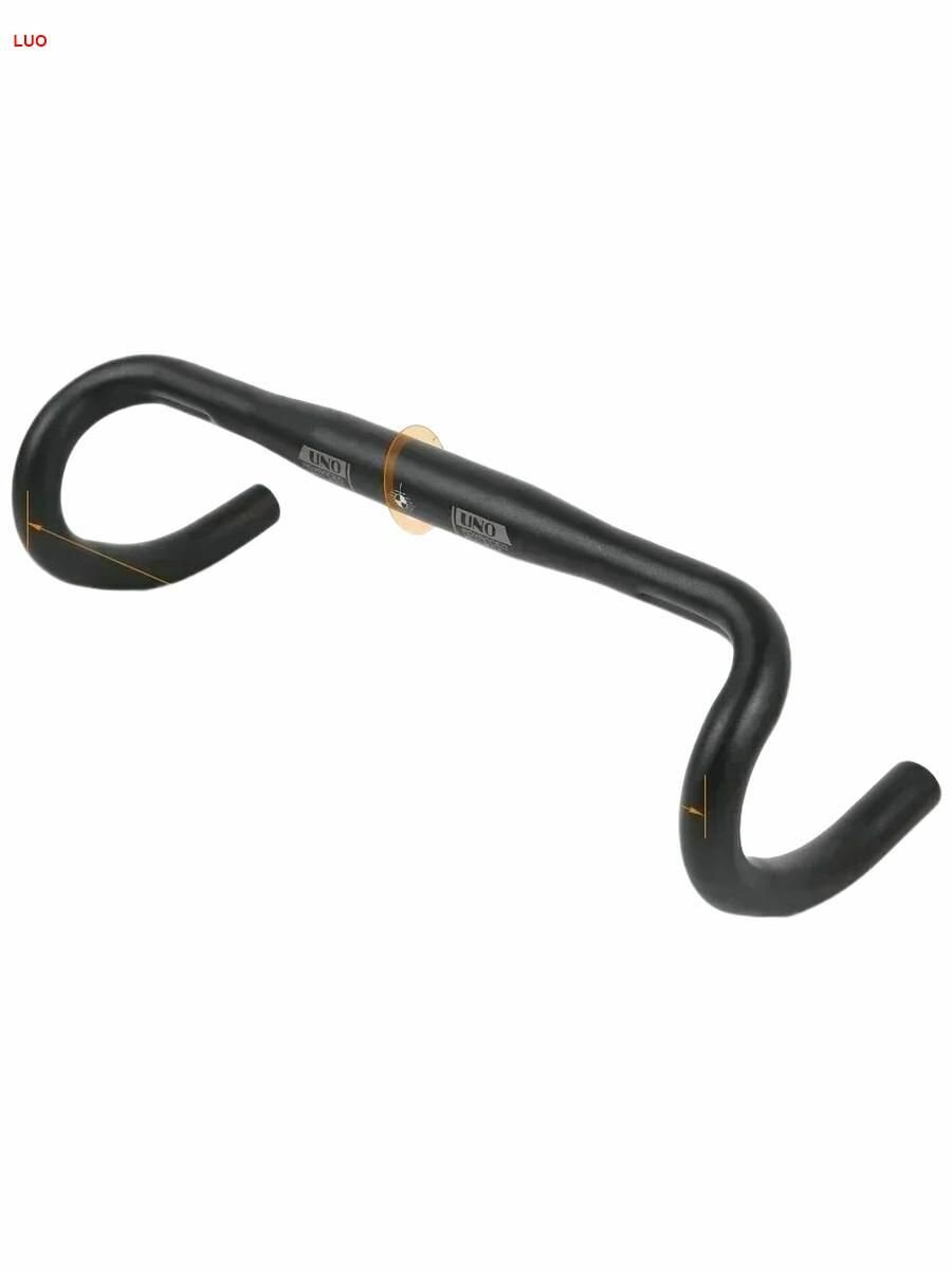 Руль для шоссейного велосипеда UNO из алюминиевого сплава, изогнутый, 25,4/31,8 мм, аксессуары для велосипеда