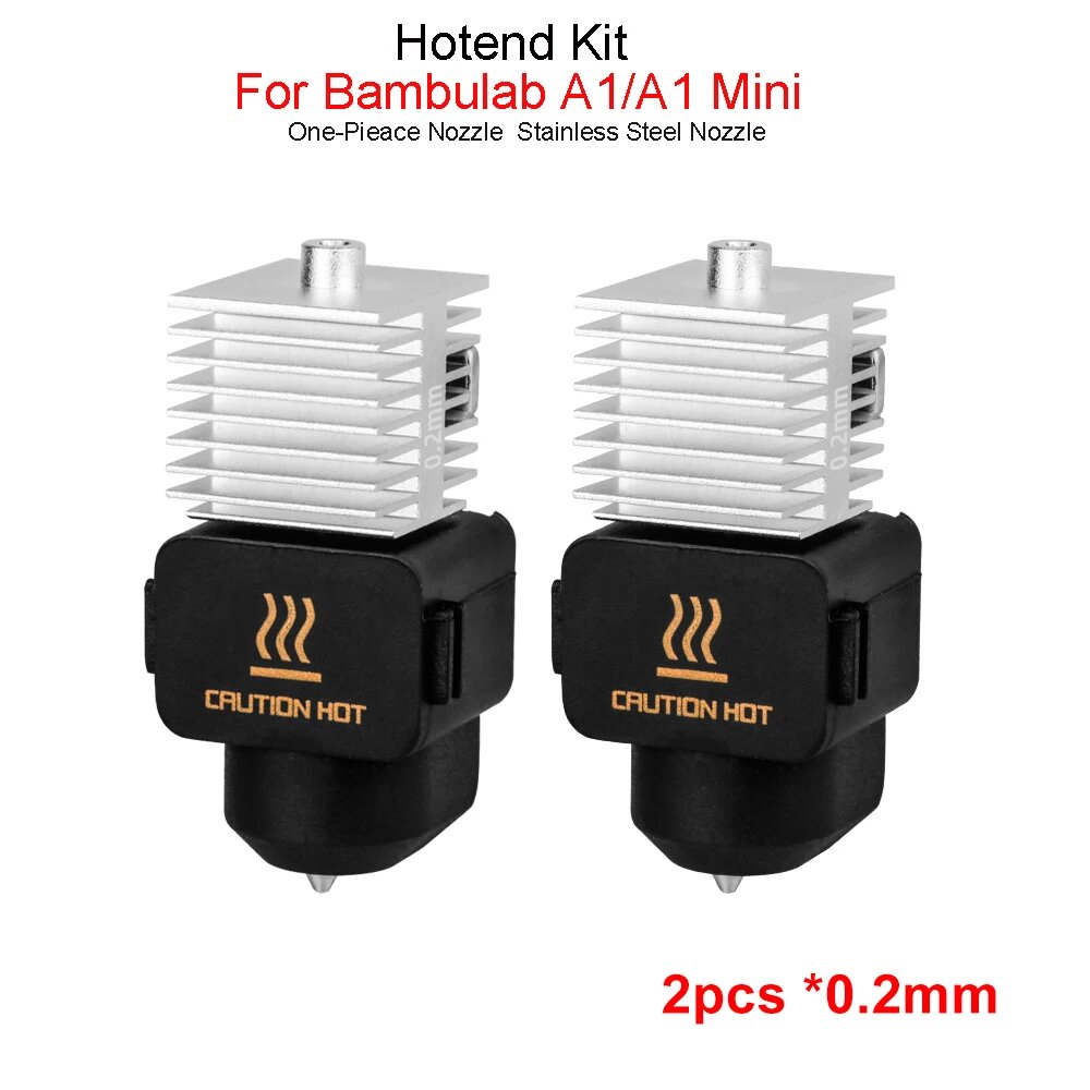 Hotend комплект для Bambu Lab A1/A1 Mini, 0.2mm, 2шт