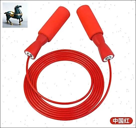 Скакалка без шнура, Красный