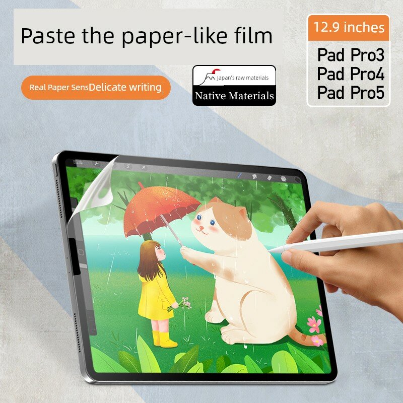 Магнитная пленка WiWU, имитирующая бумагу, для iPad Pro 2025, пленка для iPad 2024, мягкая светонепроницаемая пленка