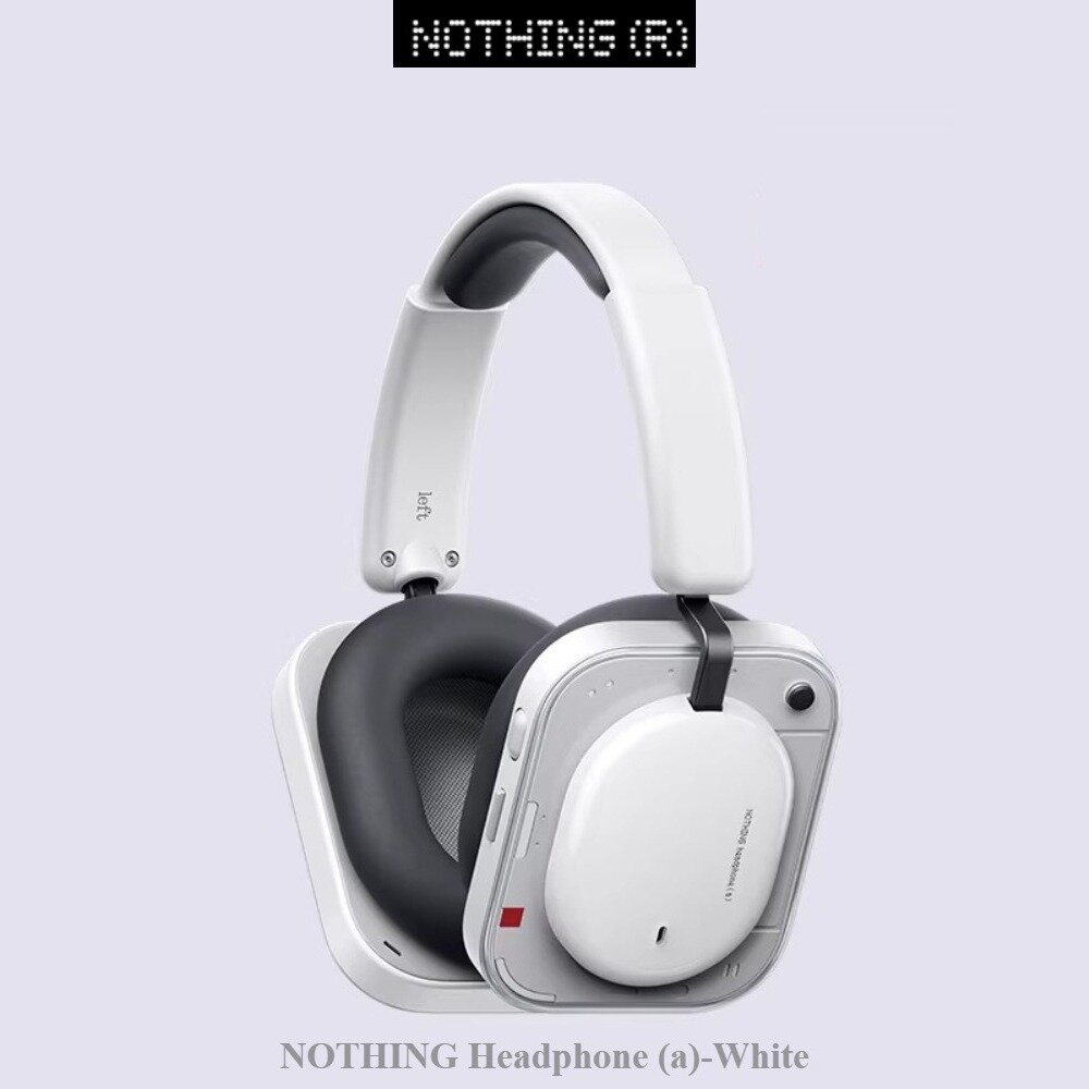 NOTHING Headphone(a) Гарнитура Bluetooth-гарнитура, высокое разрешение с шумоподавлением, подключение к двум устройствам