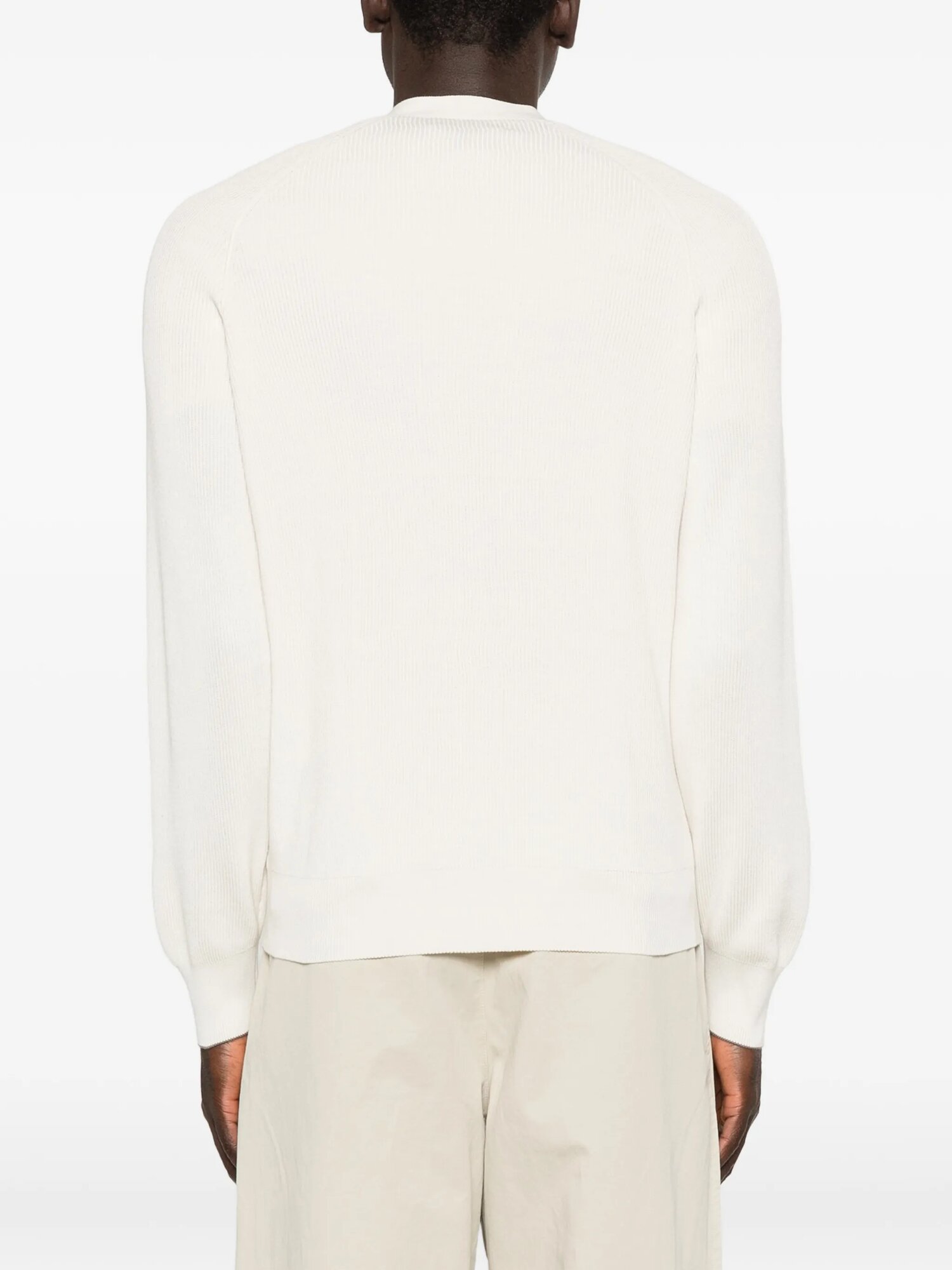 Кардиган BRUNELLO CUCINELLI Button ribbed cardigan, размер 52 — фото 1