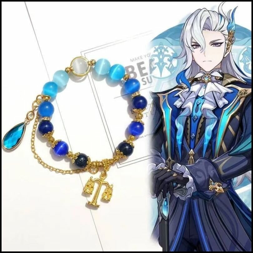 Genshin Impact браслет EunoiaLee Neuvillette из игры Геншин Импакт (Neuvillette: Genshin Impact) Коллекция