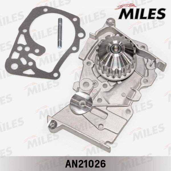 Насос водяной MILES AN21026 1.6-16 Кл! Renault Logan, Clio, Kangoo, Megane 08.-08
