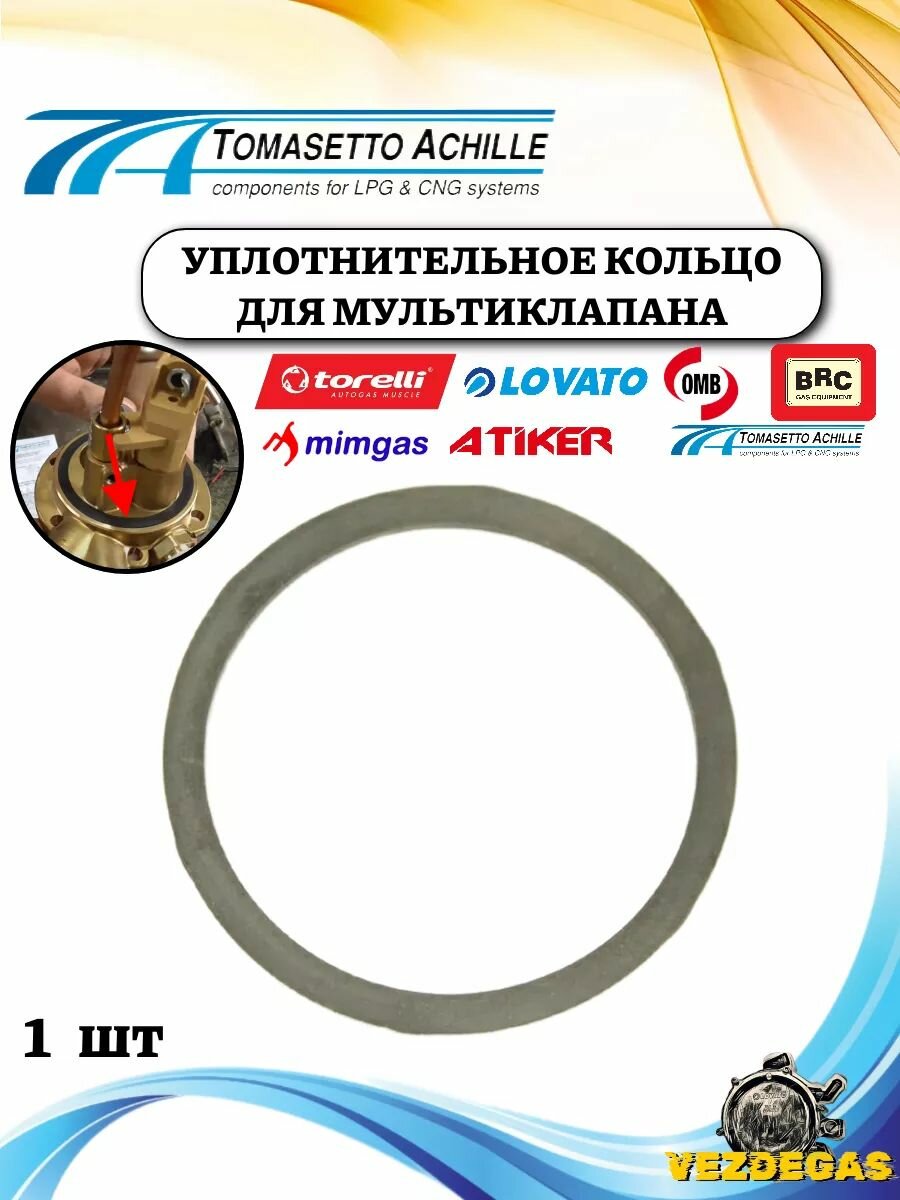 Кольцо уплотнительное для мультиклапана ГБО (Китай) 1шт