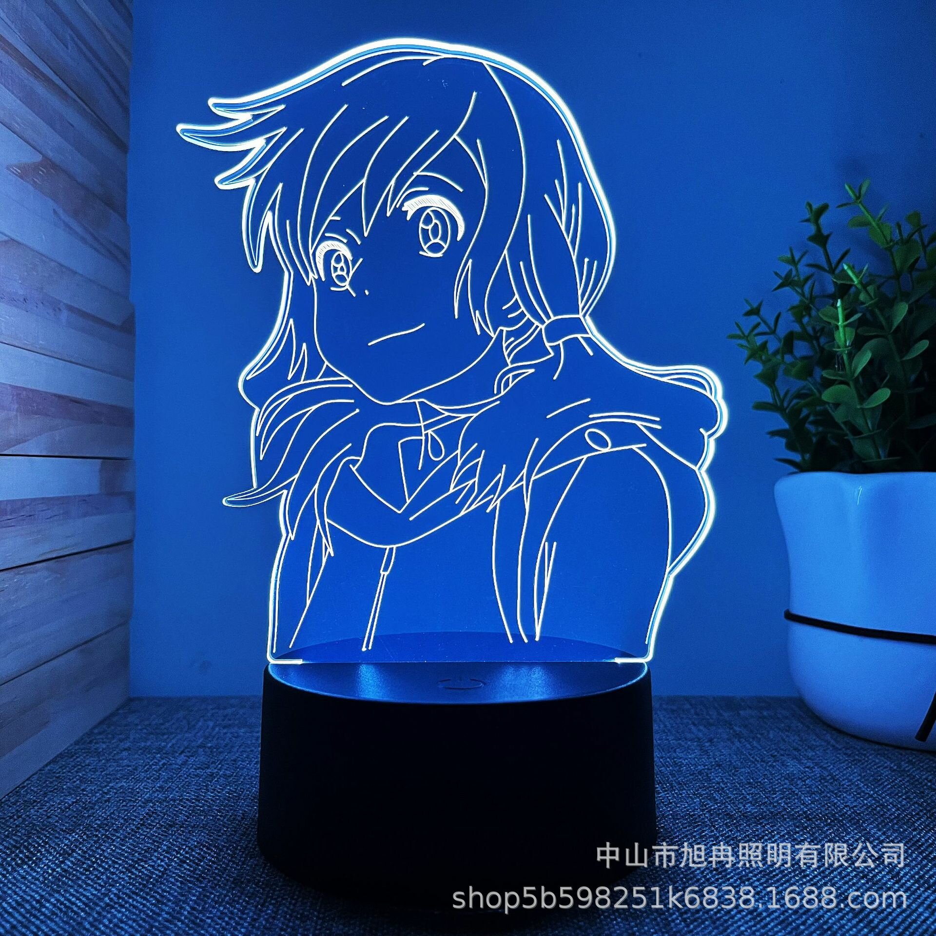Серия «Погода Девушка» 3D USB ночник-основа для самостоятельной сборки, черный
