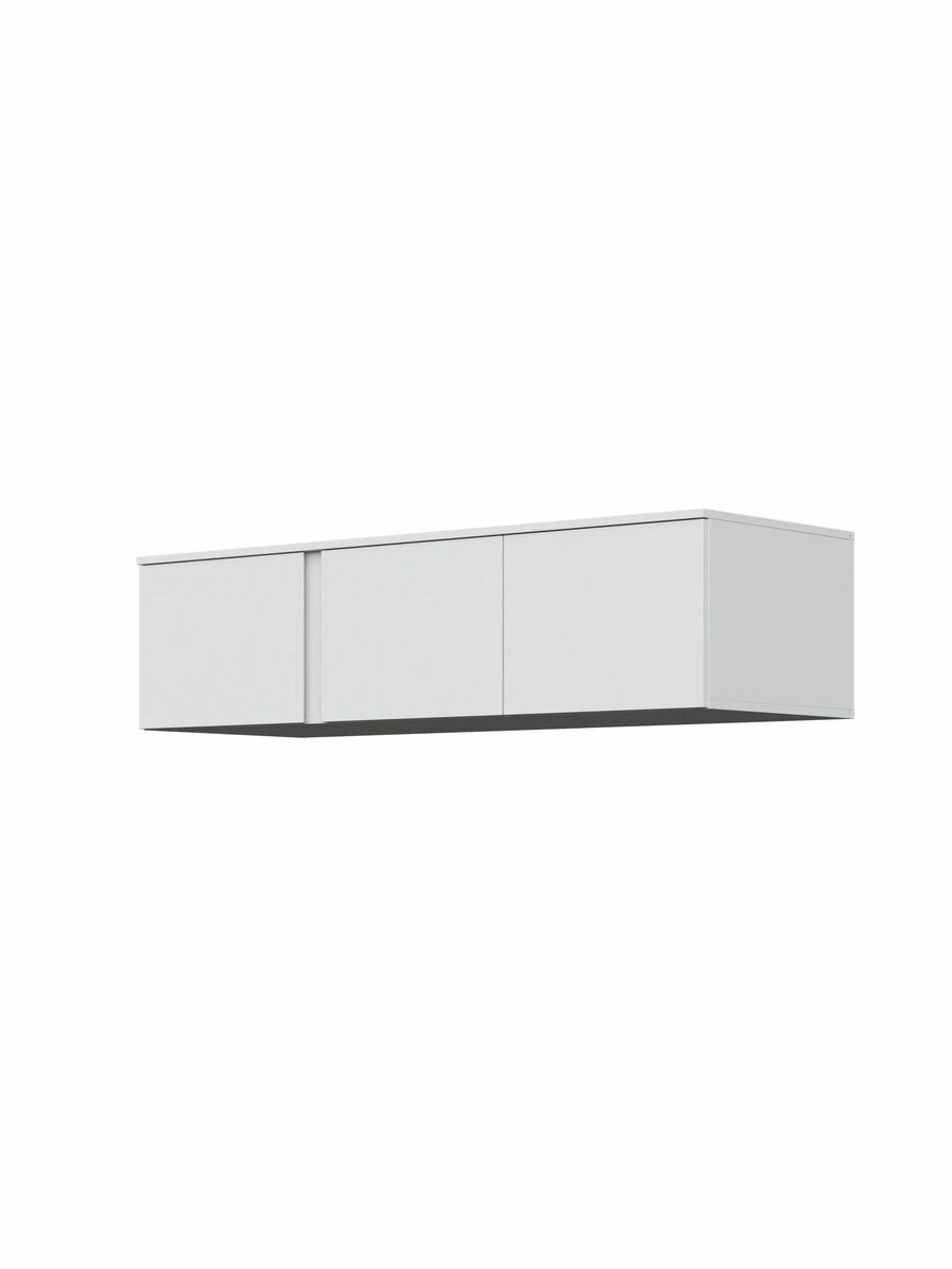 Антресоль STERN 3х дверная, размер 139х35х50 см, цвет Белый