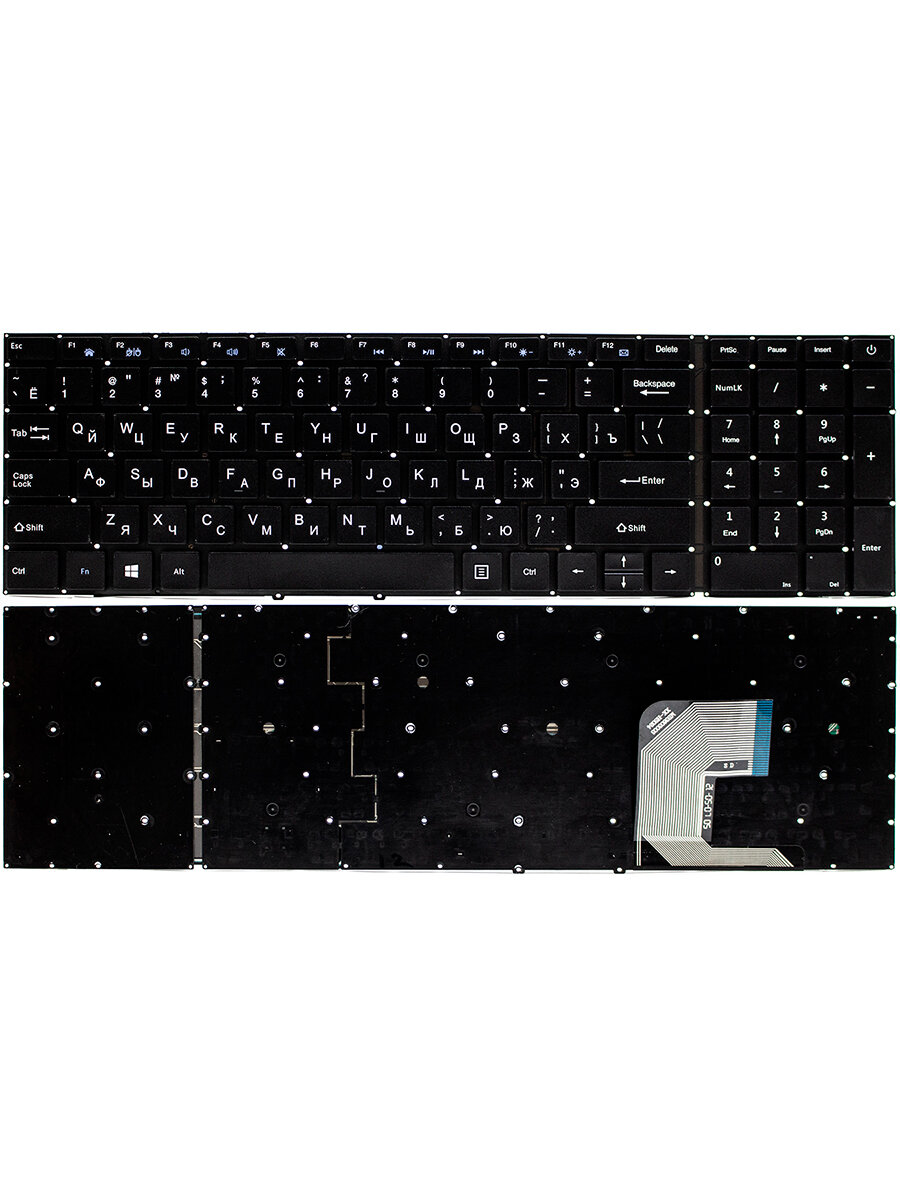Клавиатура для ноутбука Irbis NB700, NB703, NB704 черная