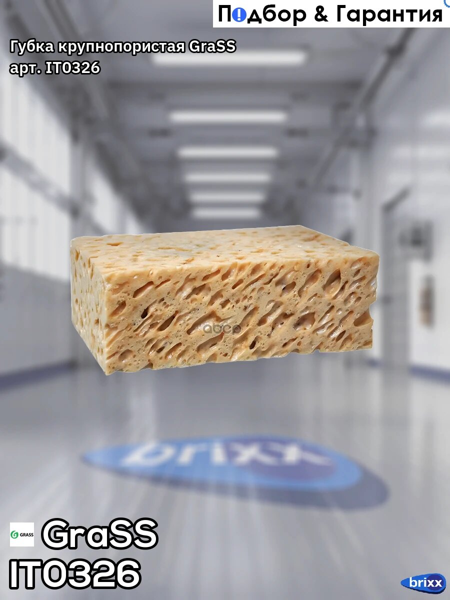 Губка крупнопористая GraSS арт. IT0326
