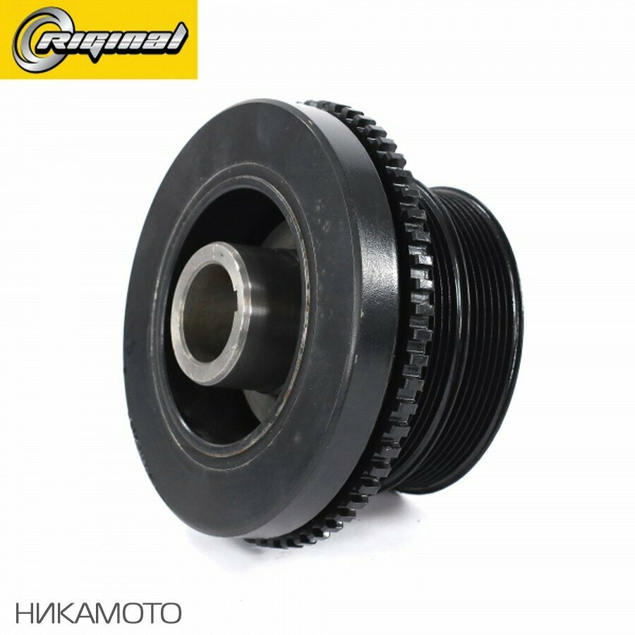 RIGINAL RG406100505060 Шкив коленвала 2-ручейковый с демпфером со ступицей для а/м с дв.406 (д/а с кондиционером) RIGINAL