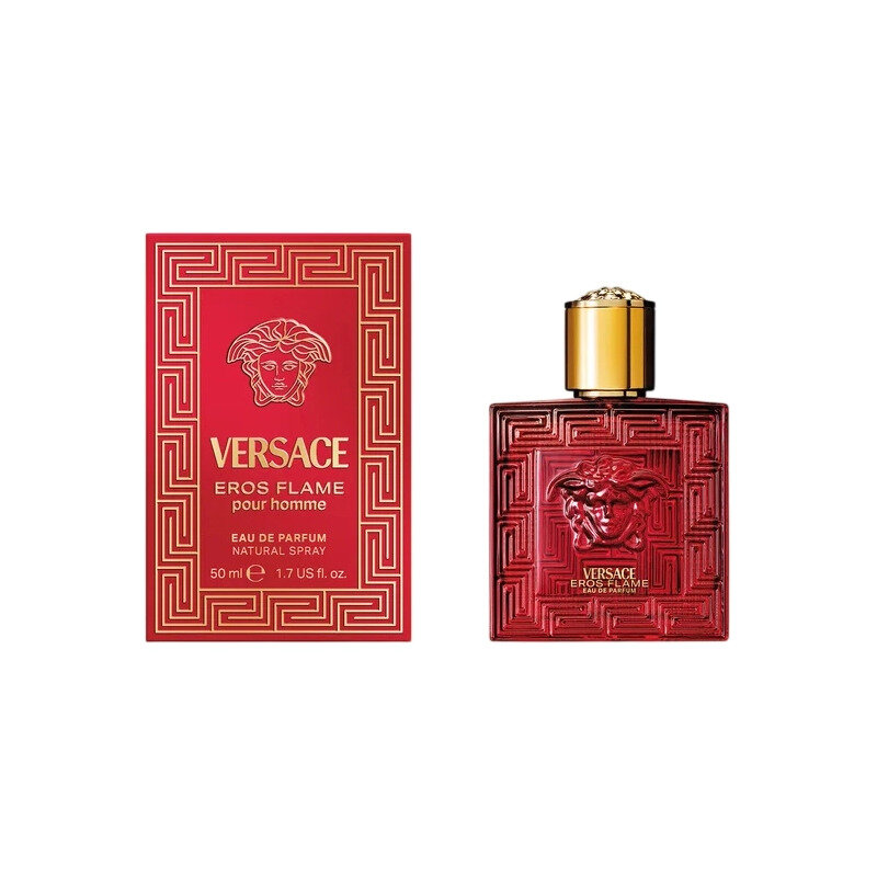 Парфюмерная вода для мужчин Versace Eros Flame 50 мл / Духи Версаче Эрос Флейм / Пламя Эроса