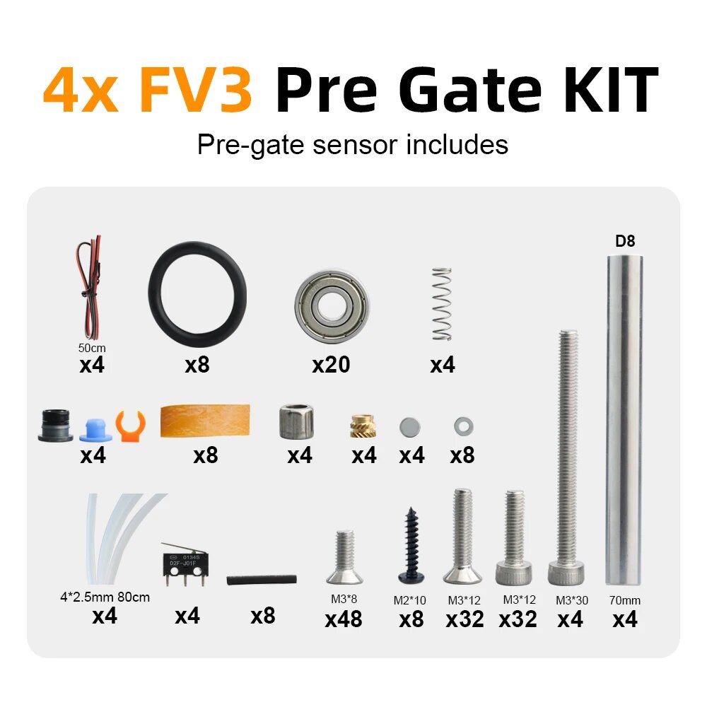 4x FV3 Pre Gate KIT для Trianglelab ERCF V2