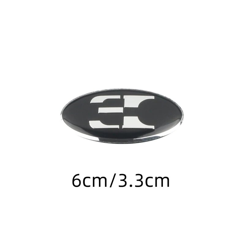 Наклейка на руль KIA, 6x3.3см, цвет L