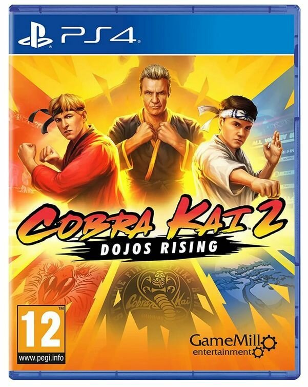 Игра Cobra Kai 2 Dojos Rising. Издание на диске. Английская версия на ps4/ps5.