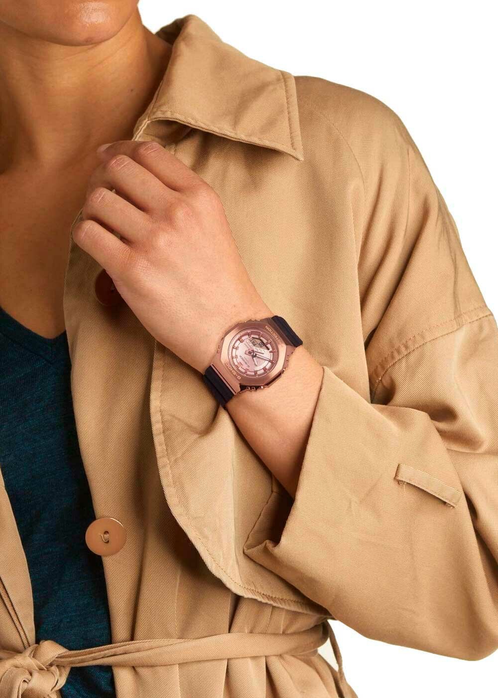 Наручные часы CASIO, розовое золото — фото 1