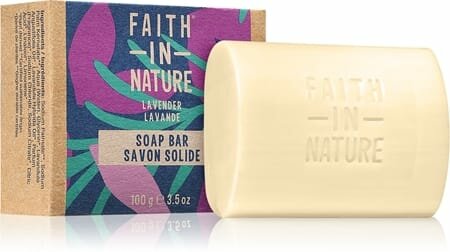 Твердое мыло Faith In Nature Hand Made Soap Lavender, лавандовый, 100 г
