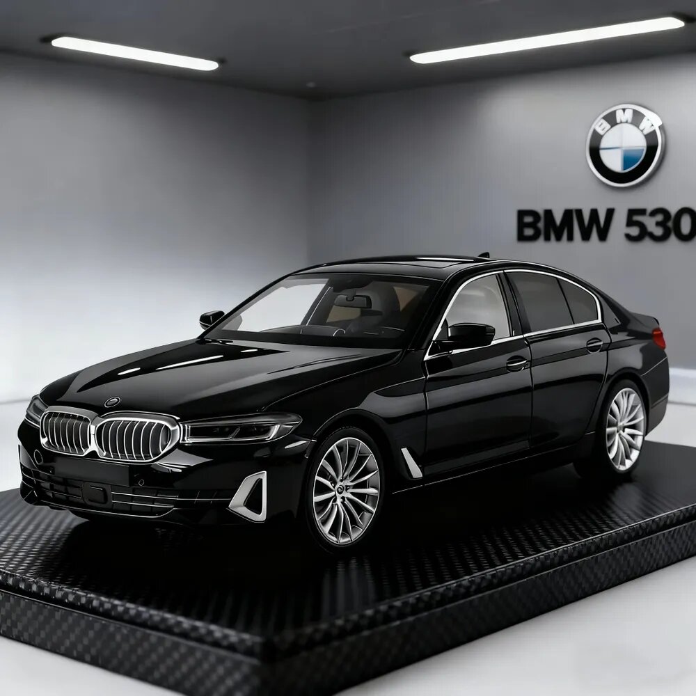 Миниатюрная модель автомобиля из литого металла БМВ 530 li модель автомобиля Игрушки 1:18 BMW 530 li