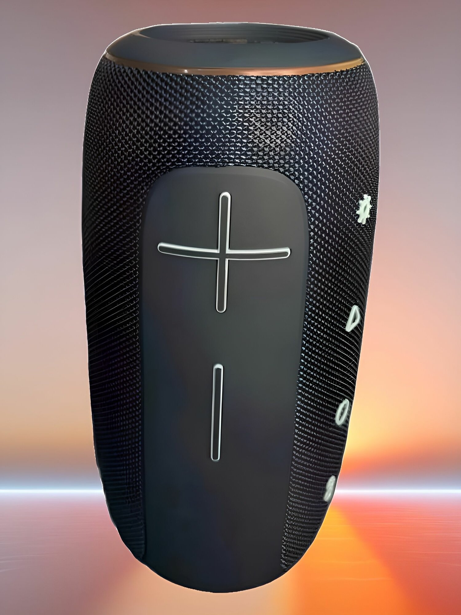Портативная колонка "HopeStar P90", 90Вт, влагозащита IPX6, стереозвук, коралловая/светло-серая