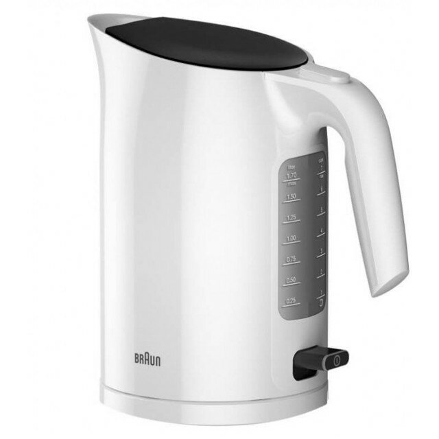 Чайник BRAUN WK3100. WH 2200Вт 1,7л пластик белый