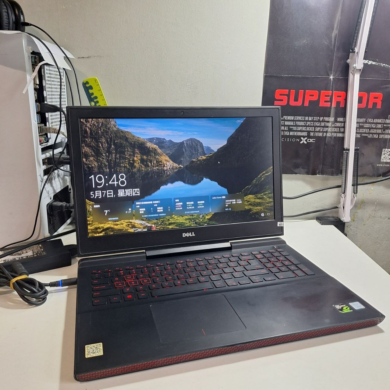 Игровой ноутбук 15,6" DELL i5-7300hq, GTX 1050ti, 8gb ddr4, SSD 128gb, HDD 1Tb