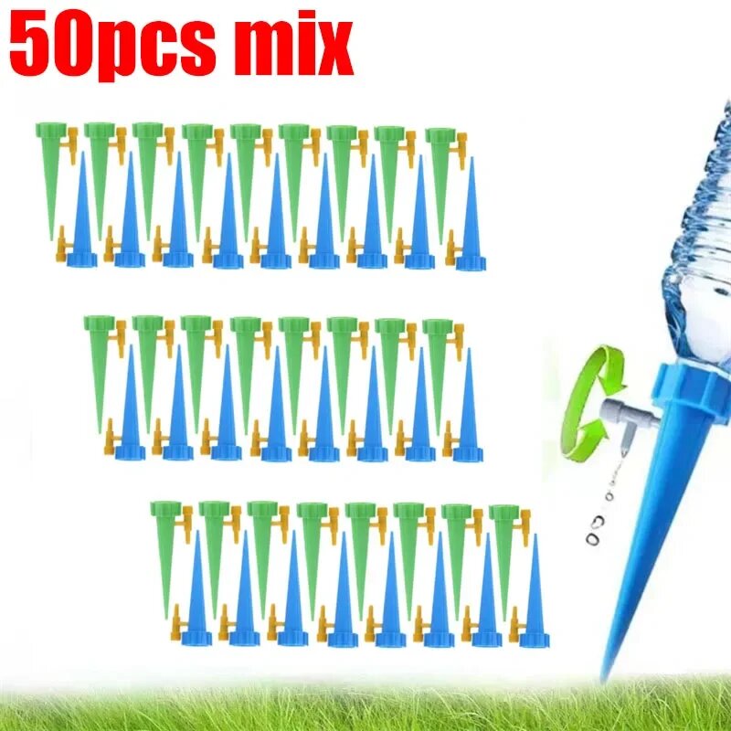 Капельный разбрызгиватель для газона, 50pcs Mix Color