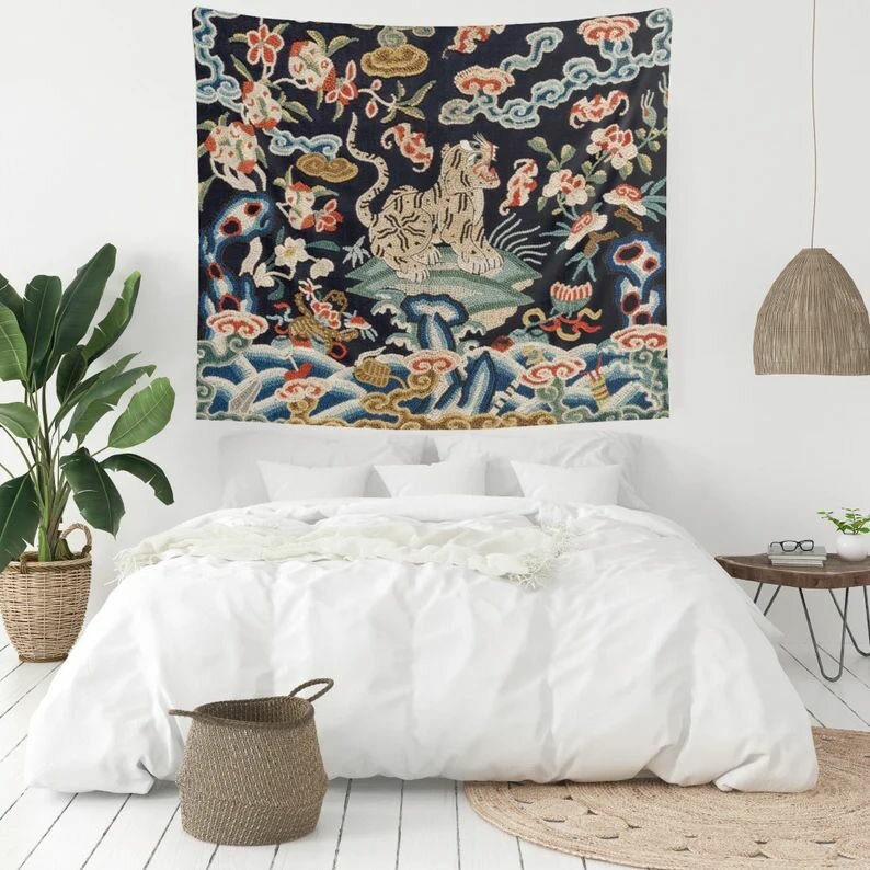 BeLOC Гобелен "Китайский тигр Винтаж" 150x230 см