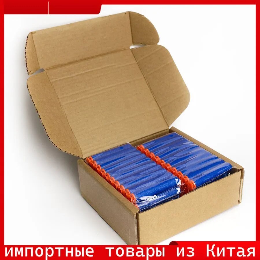 Пули нерф c присоской, липучкой 100 шт, патроны, стрелы, для nerf, для бластера