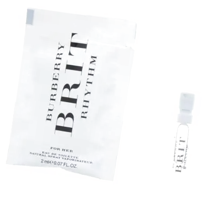 Burberry Brit Rhythm For Woman парфюм 2 мл миниатюра для женщин - Барбери Брит Ритм Фор Вумен