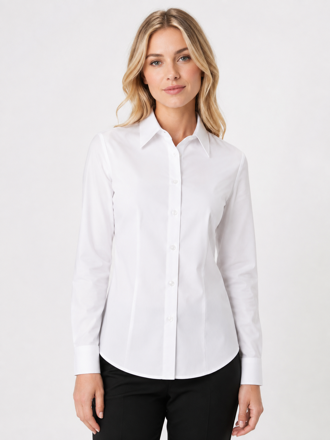 Рубашка LONG SLEEVE OXFORD SHIRT LADY-FIT