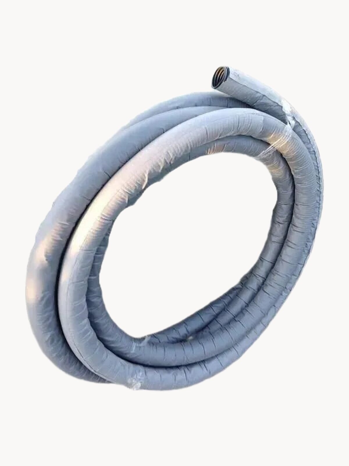 Дренажная труба 110 с перфорацией в геотекстиле бухта 20 метров гофрированная