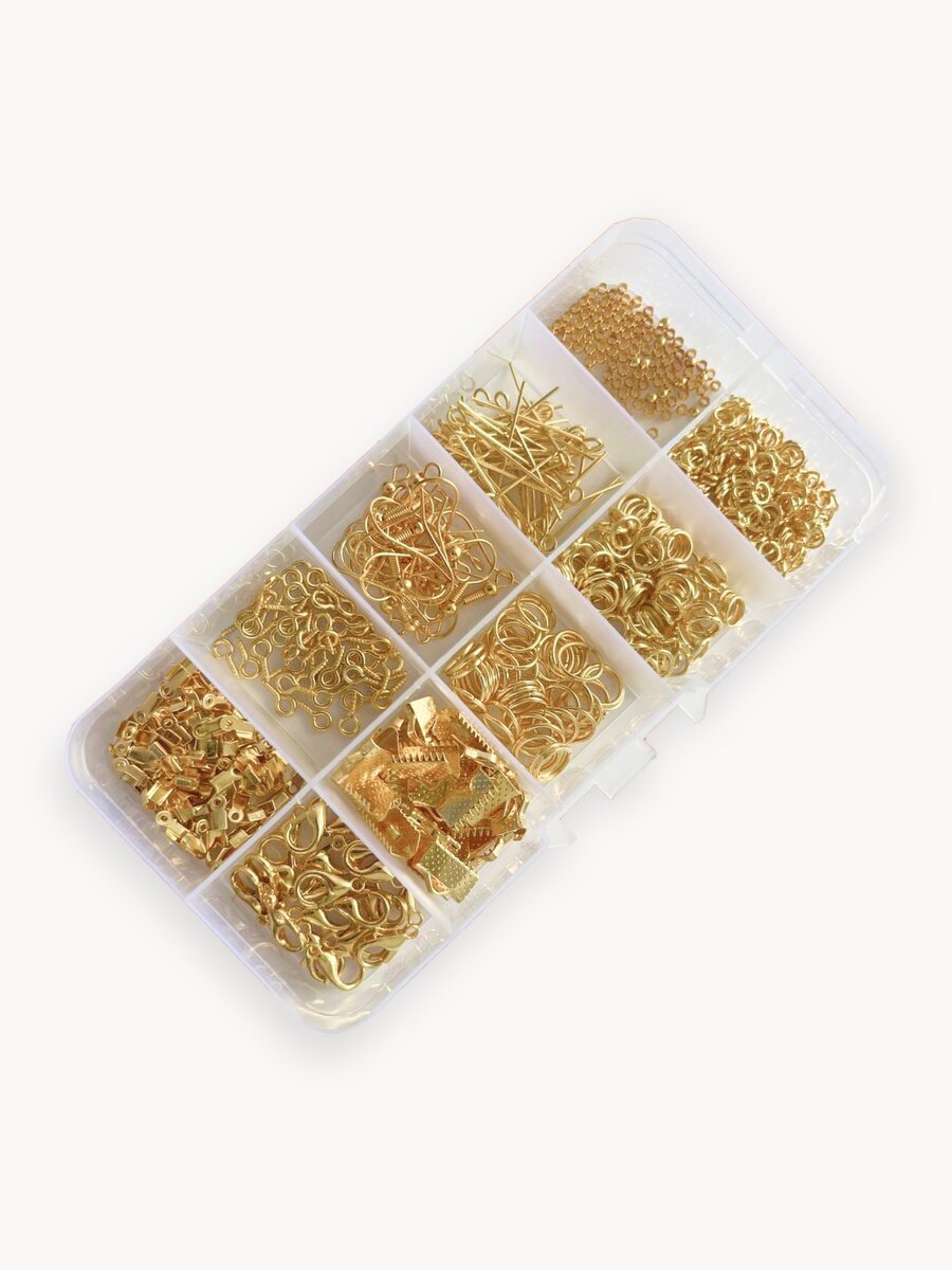 Концевики для бижутерии / застежки для браслетов / набор фурнитуры для бижутерии / пины, швензы, соединительные кольца