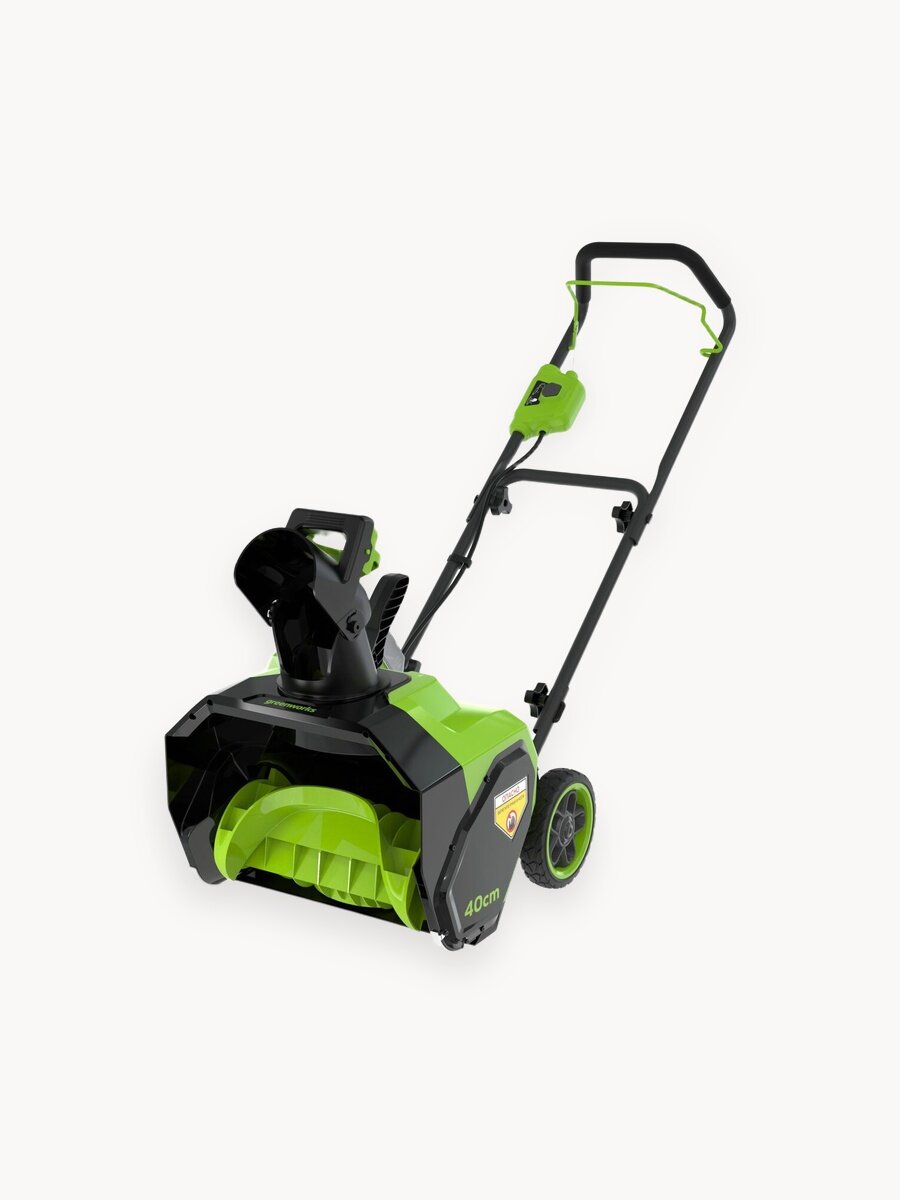 Снегоуборщик аккумуляторный Greenworks 40V, 40 см, без АКБ и ЗУ