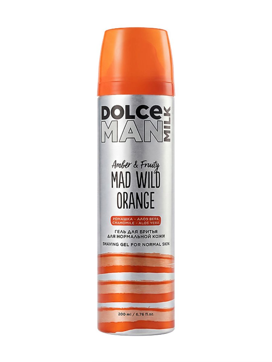 Гель для бритья для нормальной кожи Бедовый Апельсин Man Mad Wild Orange Shaving Gel, 200 мл
