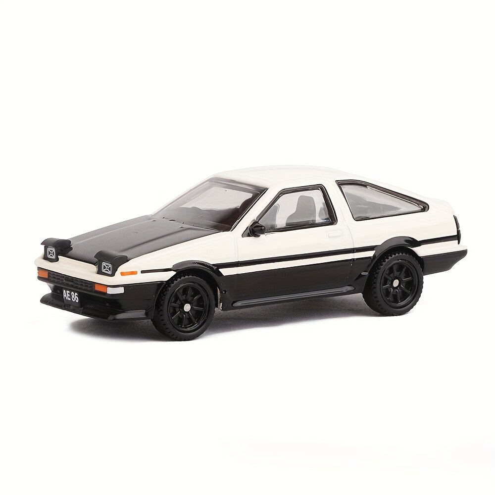 Коллекционная модель автомобиля 1:64, катящаяся игрушка из цинкового сплава с реалистичным дизайном и детализированным салоном, белый цвет
