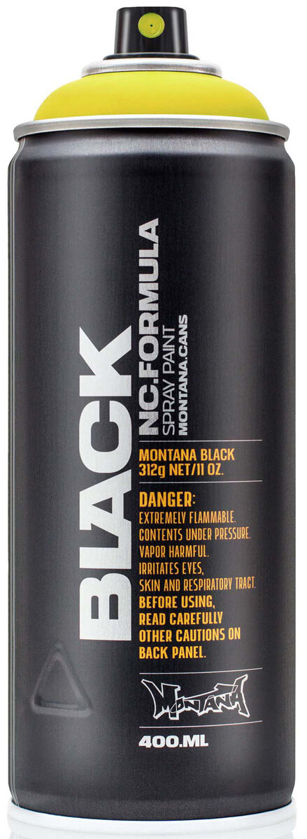 Краска для граффити аэрозольная MONTANA BLACK фисташковая 0,4л 6000 BLK